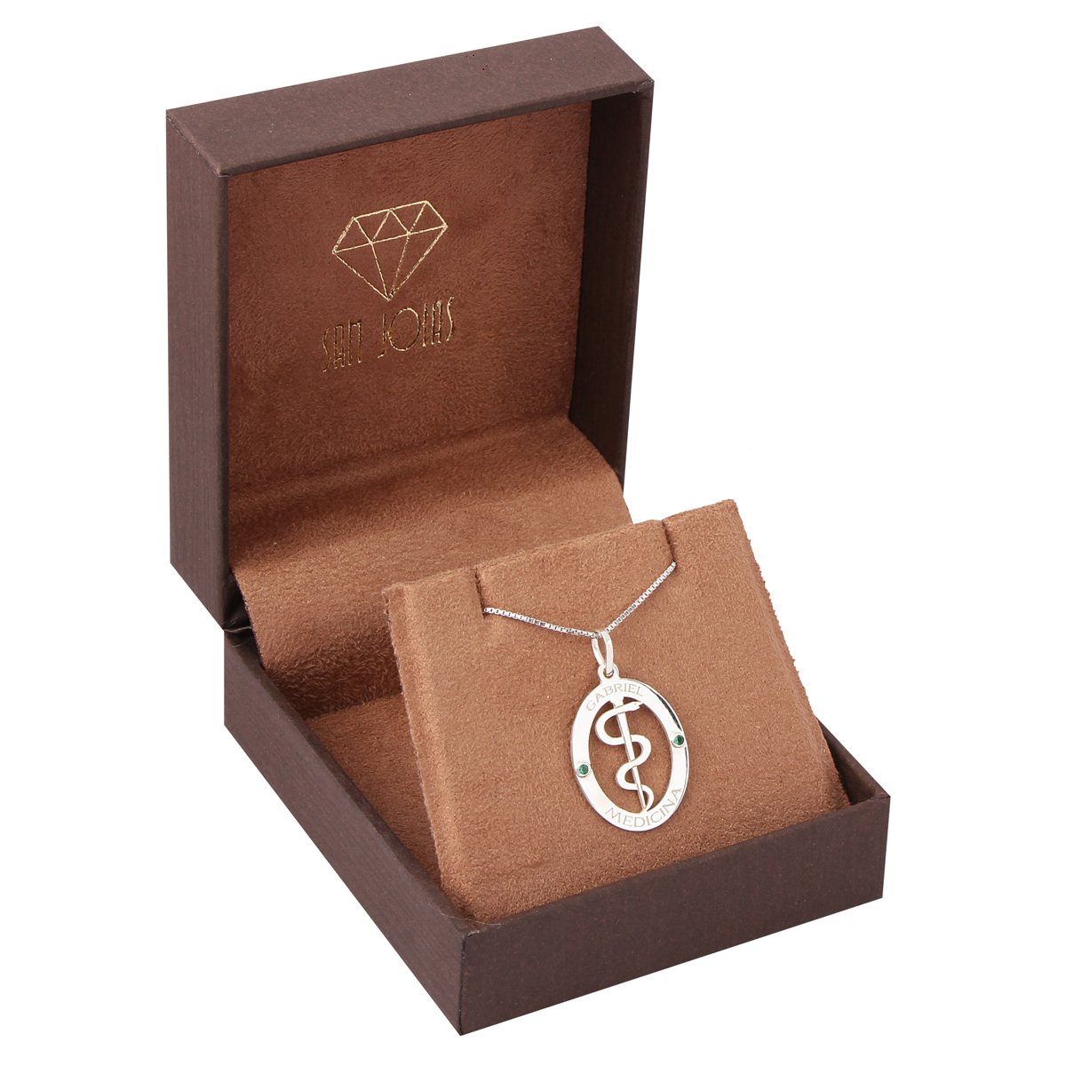 Colar Medicina Coleção Formatura em Prata 925