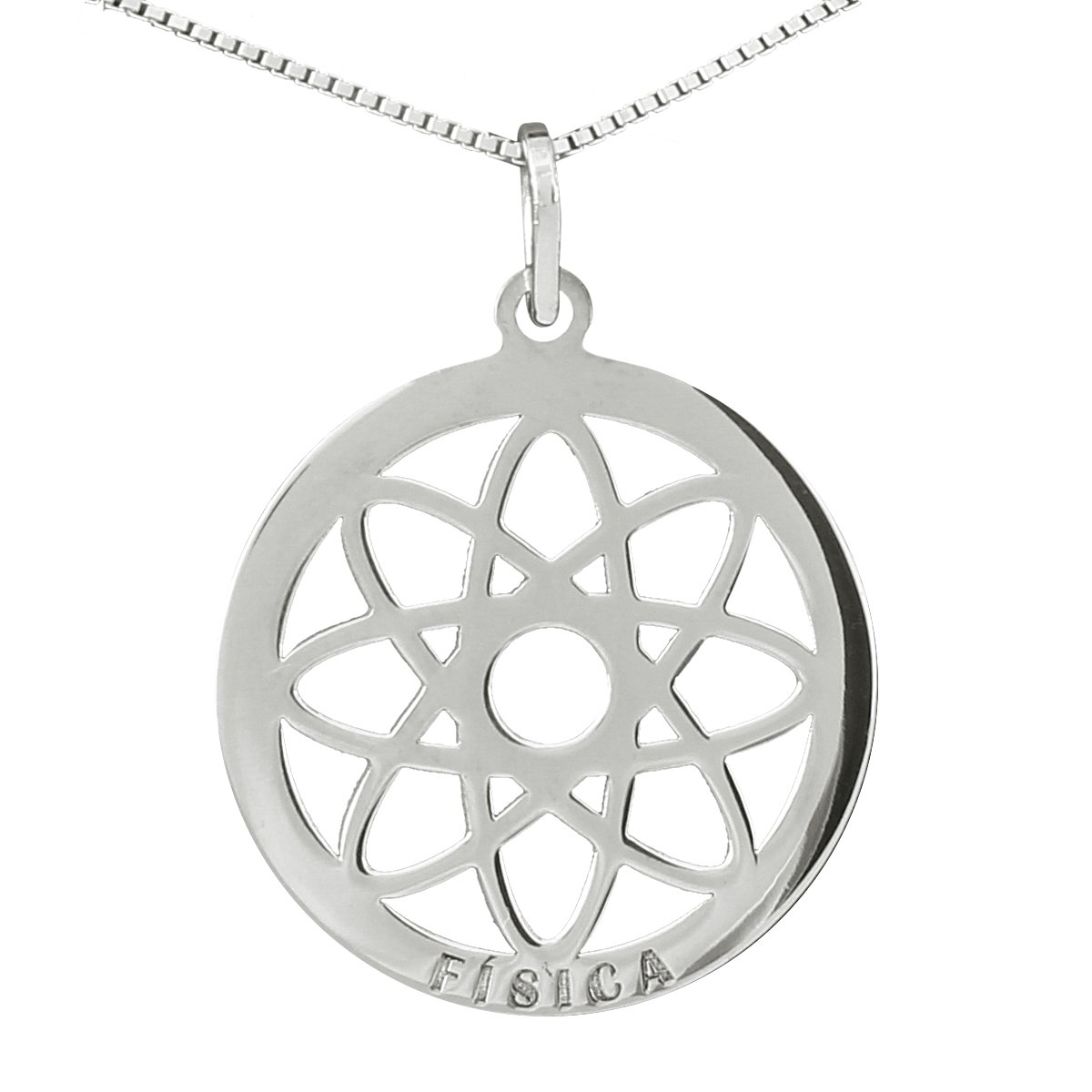 Colar Física Coleção Formatura em Prata 925