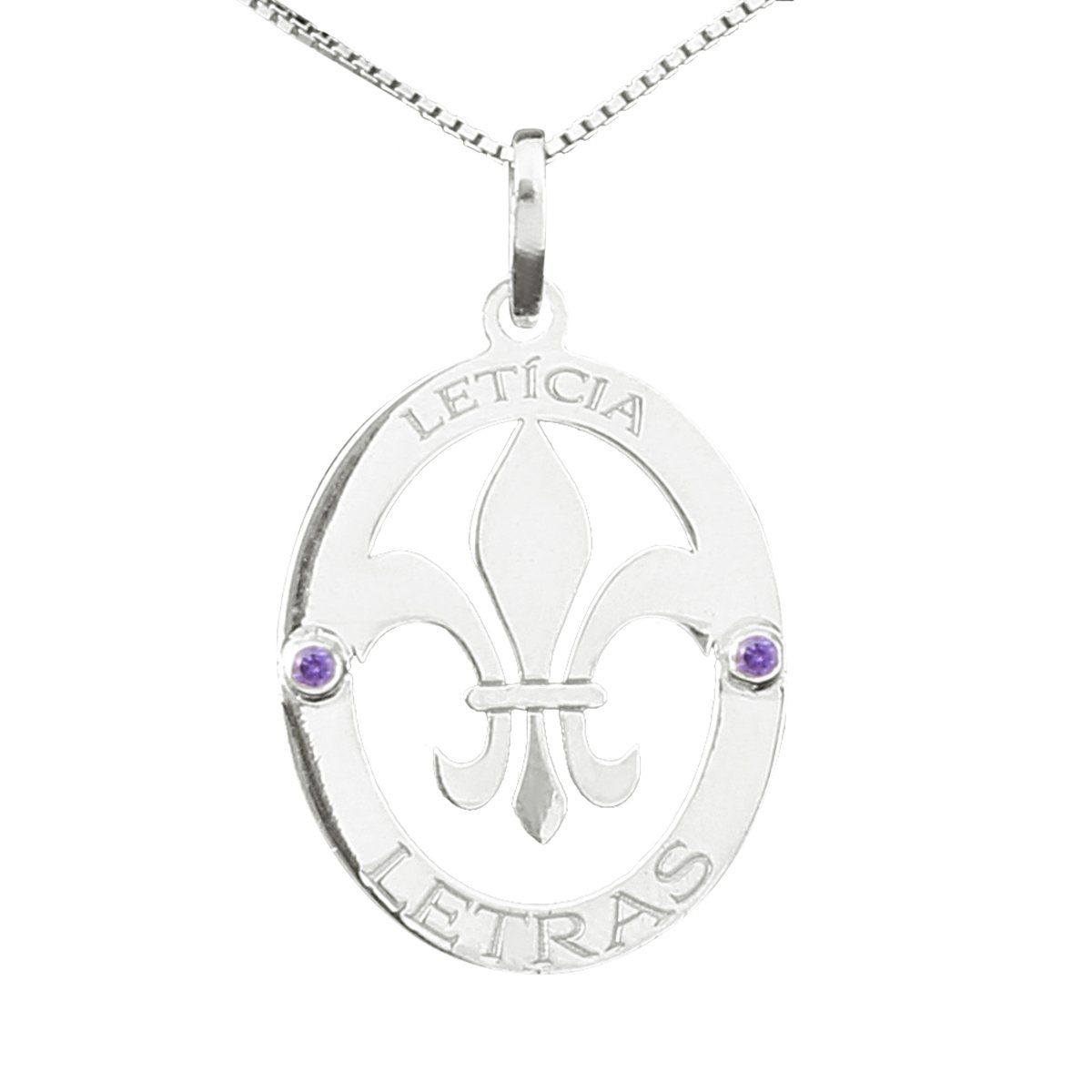 Colar Letras Coleção Formatura em Prata 925